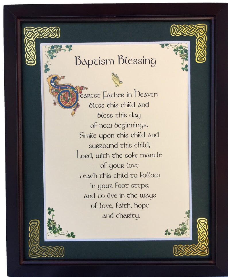 Baptism Prayers Blessings With Prayers For God's Blessing On Your